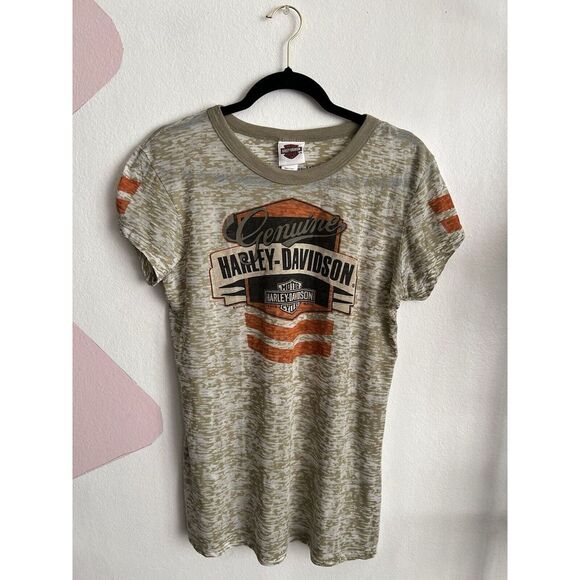 Harley-Davidson | Tops | Vintage Y2k Harleydavidson Tshirt Retro Biker ...
